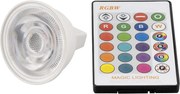 T-LED 021181 LED žárovka RGBW MR16 3W 60° RGBW