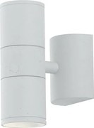 FAN I-JUMP-AP2 BCO Venkovní nástěnné svítidlo Jump, bílé, 2 x GU10, IP44, 16 x 11 x 6 cm - FANEUROPE