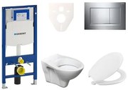 Cenově zvýhodněný závěsný WC set Geberit do lehkých stěn / předstěnová montáž + WC Ceramia S-Line Pro 111.300.00.5NR6