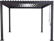 Bioklimatická pergola, antracit, 3x3 m, ZIA