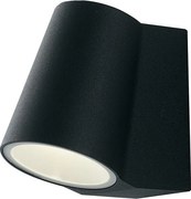 FAN LED-SINTESI-AP NERO Venkovní nástěnné svítidlo LED SINTESI černá hliník 6 W 400 lm 4000 K IP44 13x7,6x12 cm - FANEUROPE
