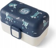 Dětský obědový bento box na jídlo Tresor Graphic Monbento Blue Wolf
