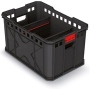 Přepravní box A, 30 cm, přepážky, černá