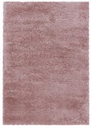 Ayyildiz, Kusový koberec Fluffy Shaggy 3500 rose, 140x200, růžová, ložnice
