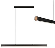 Toolight Stropní svítidlo LED APP1447-CP BLACK 80cm