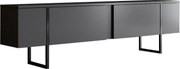 Televizní stolek Luxe Anthracite and Black