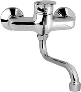 Mereo Mereo, Dřezová nástěnná baterie, Sonáta, s ramínkem trubkovým pr. 18 mm - 200 mm, chrom, CB30101N