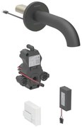 Geberit Piave - Elektronický umyvadlový ventil pod omítku, bateriové napájení, easy to clean, matná černá 116.263.14.1