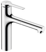 Hansgrohe Zesis M33 - Dřezová baterie 160, s výsuvnou sprškou, sBox lite, chrom 74804000