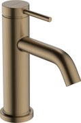 Hansgrohe Tecturis S, stojánkový ventil 80 EcoSmart+ na studenou vodu bez odtokové soupravy, kartáčovaný bronz, HAN-73313140