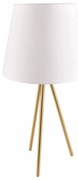 Stolní lampa ELENA 1xE27/20W/230V bílá