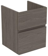 Ideal Standard Finesse - Umyvadlová skříňka, 43x40x54 cm, 2 zásuvky, Dark Elm E3405UR