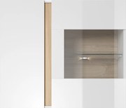 ARCO | závěsná vitrína 96 | 96,5 cm | bílá mat/lesk/dub grandson