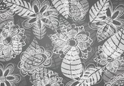 Fototapeta - Květiny - šedá (254x184 cm)