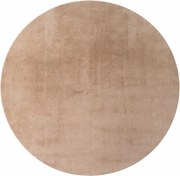 Ayyildiz, Kusový koberec Joy 1400 beige kruh, 80x80 (průměr) kruh, béžová, chodba / předsíň