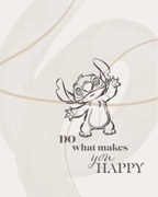 Komar Plakát Disney Lilo and Stitch Do What Makes You Happy 40 x 50 cm