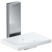 Axor Universal Rectangular - Mýdlenka s držákem, bílá/chrom 42605000