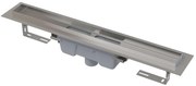 Alca - Sprchový žlab Professional 30 cm, s okrajem pro plný rošt, svislý odtok, nerez APZ1006-300