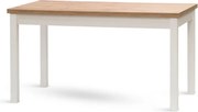 Stima Rozkládací jídelní stůl W21 dub wotan - bílá Rozměr stolu: 160 x 80 cm (+40 cm)