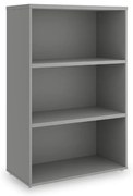 Střední skříň SimpleOffice 80 x 40 x 120 cm, šedá