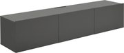 XXXLutz NÍZKÁ KOMODA, antracitová, 180/36,7/42 cm Hom`in - Online Only TV příslušenství - 000003009004