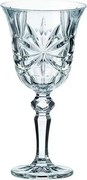 Crystal Bohemia sklenice na víno Lorey ribbon 220 ml 6 ks