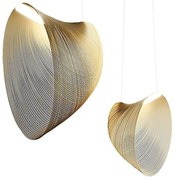 Toolight Závěsné dřevěné LED osvětlení D89 LHJ055-1CP