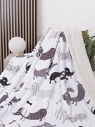 MK Lůžkoviny Beránková deka mikroplyš 150 × 200 cm – Pejsci