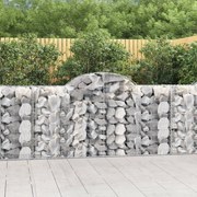 Klenuté gabionové koše 25ks 200x50x100/120cm pozinkované železo 3146336