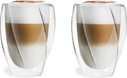 Sada 2 dvoustěnných sklenic Vialli Design Latte, 300 ml