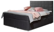 Eltap Čalouněná postel Alice s úložným prostorem Materiál a barva potahu: Sawana 05 - tmavě šedá, Rozměr: 140x200