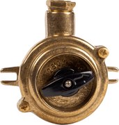 Otočný retro vypínač z mosazi BRASS AN1