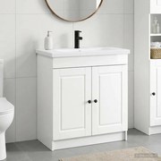Sada koupelnového nábytku Bílá s vysokým leskem 3404128