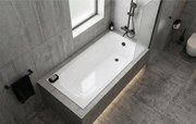 Erga Pureline-O, vana 1700x700x400 mm bez nožiček, bílá lesklá, ERG-V07-PURELINE-O-170x070-WH