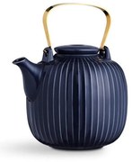 Tmavě modrá porcelánová čajová konvice Kähler Design Hammershoi, 1,2 l
