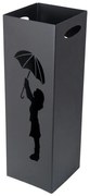 Kovový stojan na deštníky Rain2, 60x20 cm