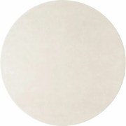 Ayyildiz, Kusový koberec Joy 1400 cream kruh, 80x80 (průměr) kruh, bílá, chodba / předsíň