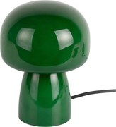 Tmavě zelená skleněná stolní lampa (výška 20 cm) Fervor – Leitmotiv
