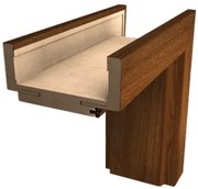 Obložková zárubeň DRE O3 (120-140 mm) jilm 90 levá O3J90L