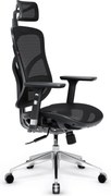 Ergonomická kancelářská židle ze síťoviny černá: Diablo V-Basic