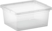 Kis Úložný box s víkem C Transparent XXS, 9,5 x 19,5 x 16,5 cm