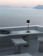 NV 9223400 Venkovní stolní lampa COLT černý litý hliník a akryl LED 2W 3000K IP54 62st. 5V DC vypínač na těle USB kabel stmívatelné - NOVA LUCE