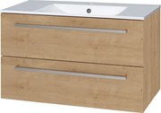 Mereo Mereo, Bino, koupelnová skříňka s keramickým umyvadlem 101 cm, CN622