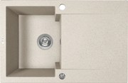 Kuchinox Chichi, granite sink - 1-komorový drez s odkvapem, LAV-SBH_411Y