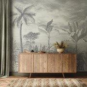 Fototapeta - Engrave jungle (245x170 cm)