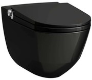Laufen Cleanet Riva - Elektronický bidet s keramikou, Rimless, SoftClose, LCC, černá H8206910200001