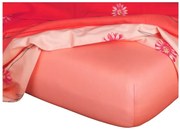 DADKA Jersey prostěradlo losos Rozměr 90x200x20 jednolůžko