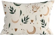 Povlak na polštář z mikrovlákna BOHO MOON 50x70 cm, krémový