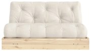 Béžová lněná rozkládací pohovka 145 cm Flip – Karup Design