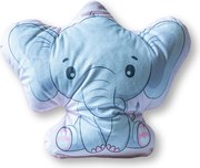 Detexpol Objímací polštář Shape 33x22 06 Elephant grey powder pink